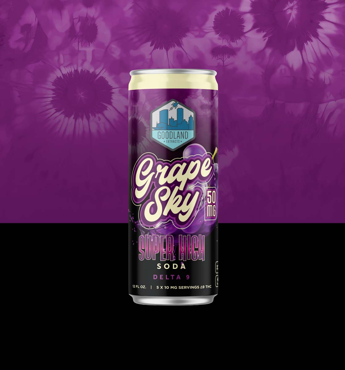 Goodland Extracts Grape Sky 50mg Delta 9 THC Seltzer Drink – Midwest ...