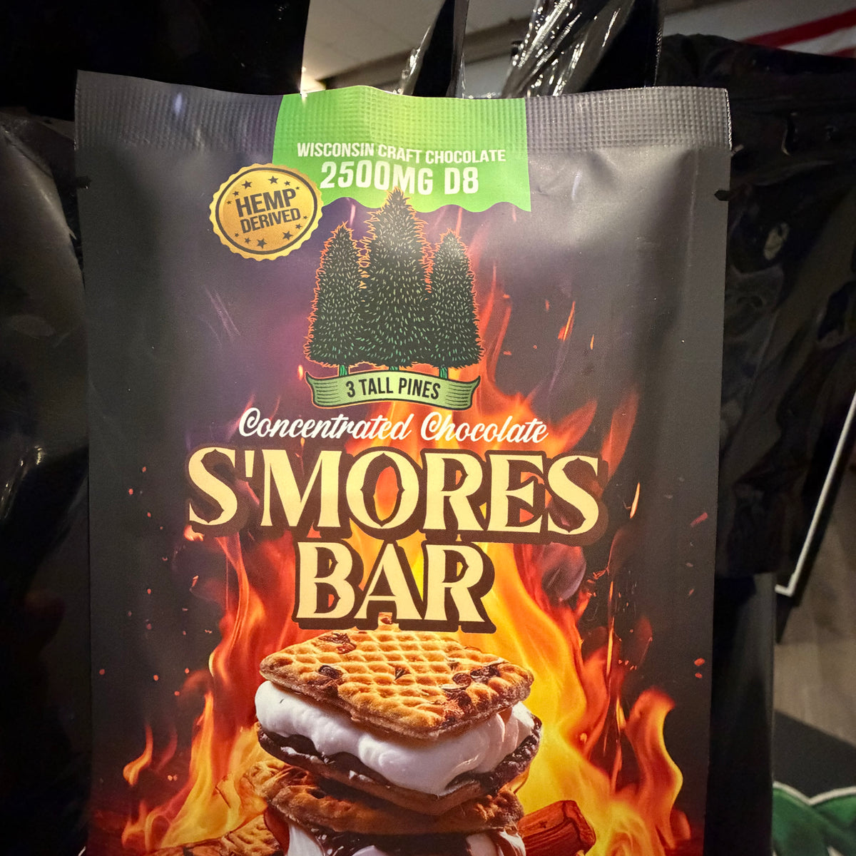 3 Tall Pines Smores Delta 8 Chocolate Bar – Midwest Kenosha