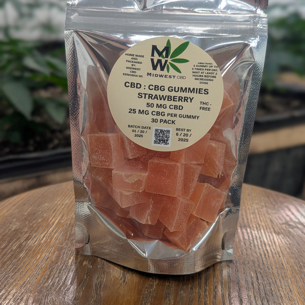 Midwest CBD Broad Spectrum Gummies 1500mg CBD : 750mg CBG 30ct ...