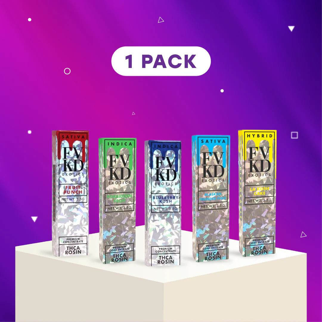 FVKD Exotics THCa Rosin Disposable Vape 3.5g – Midwest Kenosha
